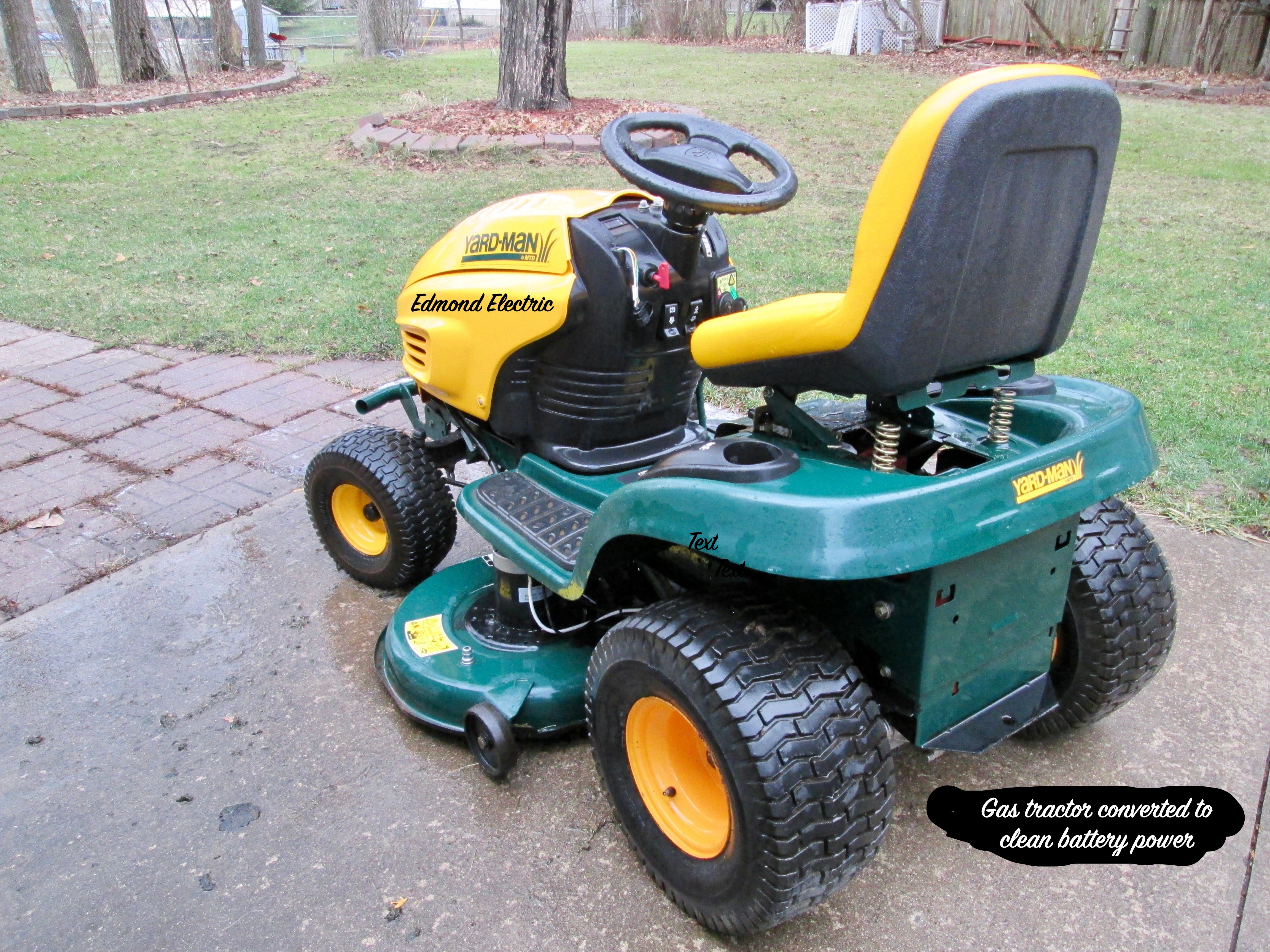 Edmond Electric Company Ltd | DIY Electric lawn tractor conversion ...